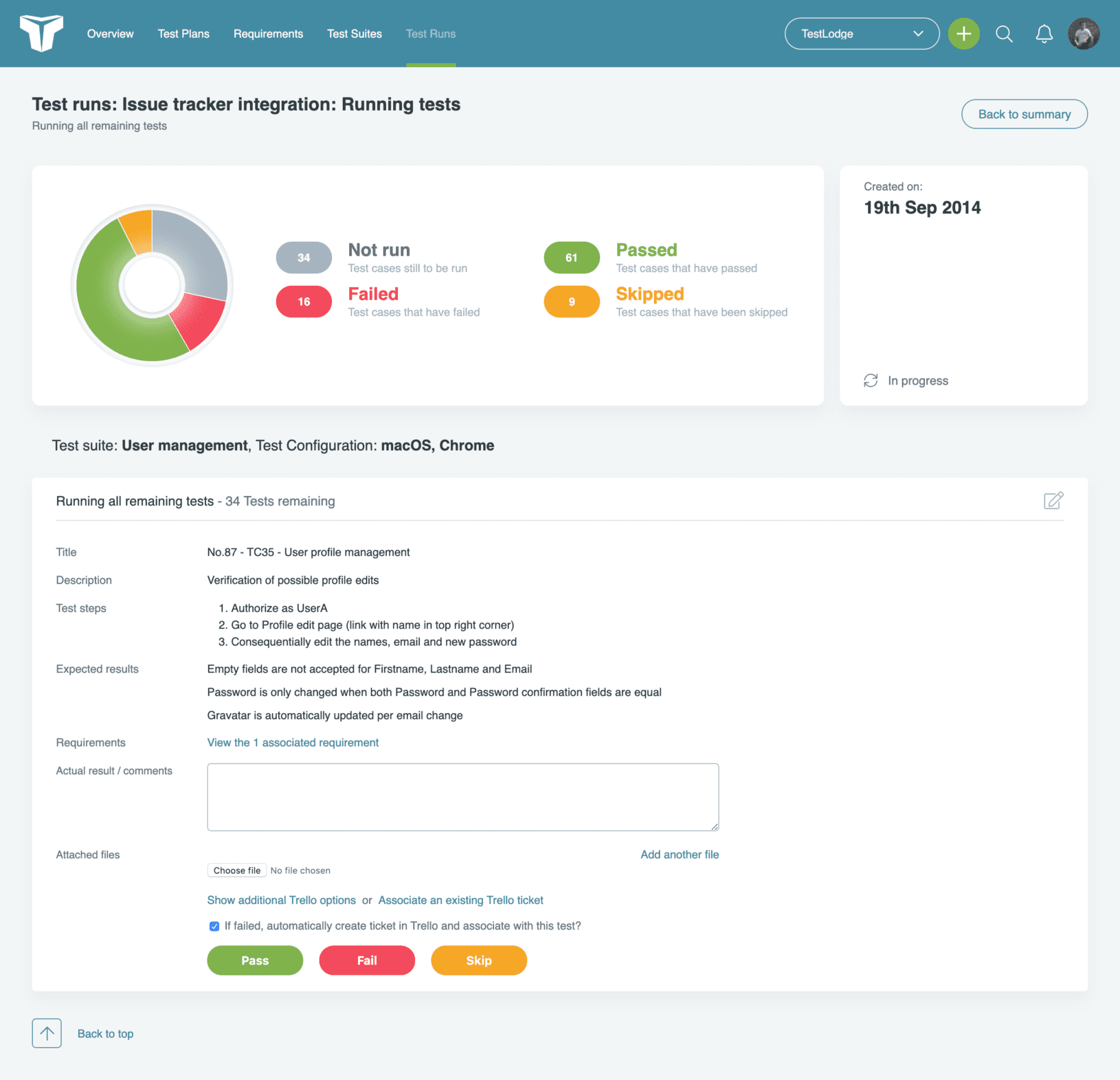 Improve and Organize your Testing Process with TestLodge - TestLodge Blog